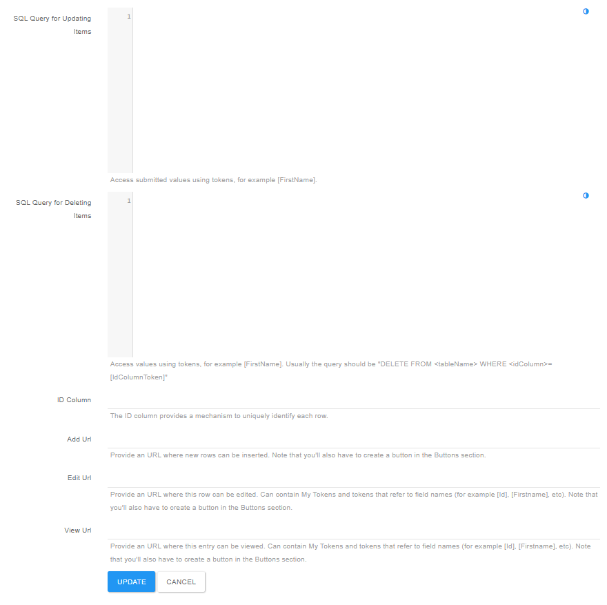 Data source fields | DNN Sharp Documentation Center Data source fields | DNN Sharp Documentation Center