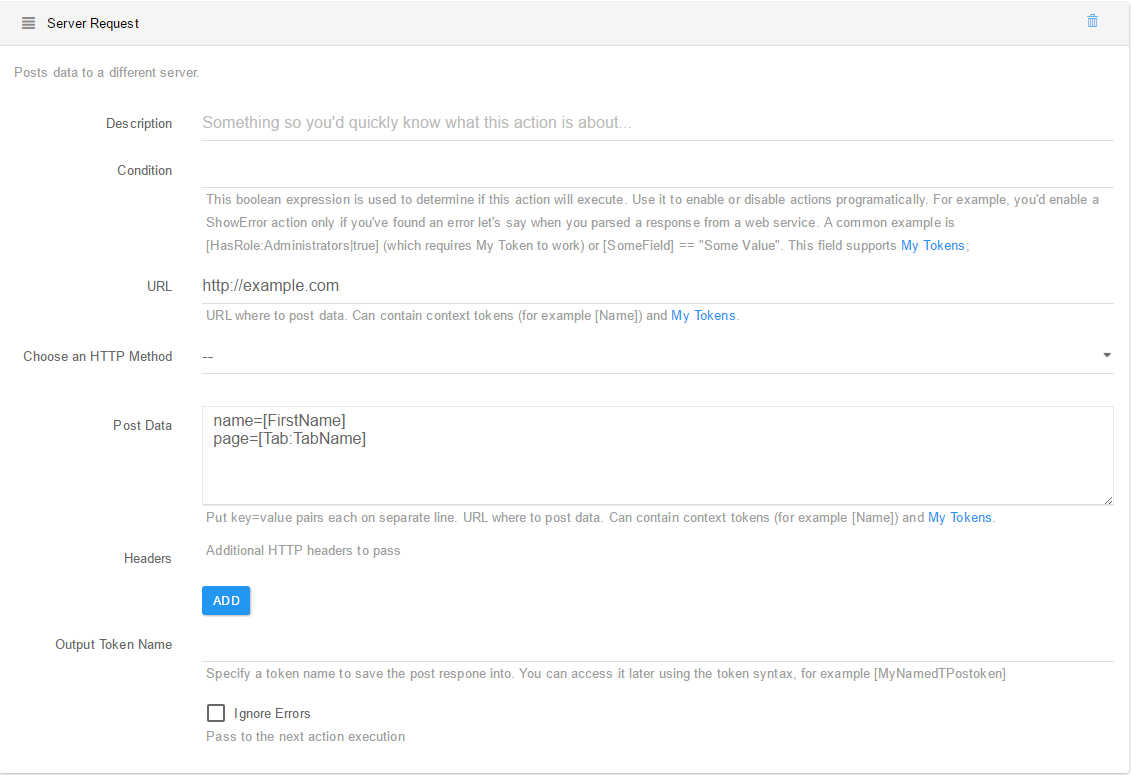Server Request | DNN Sharp Documentation Center